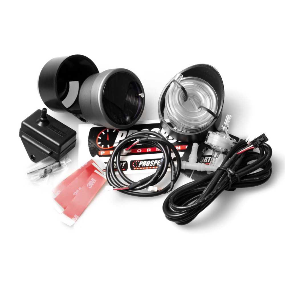 ProSport Turbo Druck Anzeige 52mm Weiße